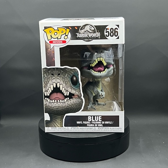 Funko | Other | Funko Blue Velociraptor Figure | Poshmark